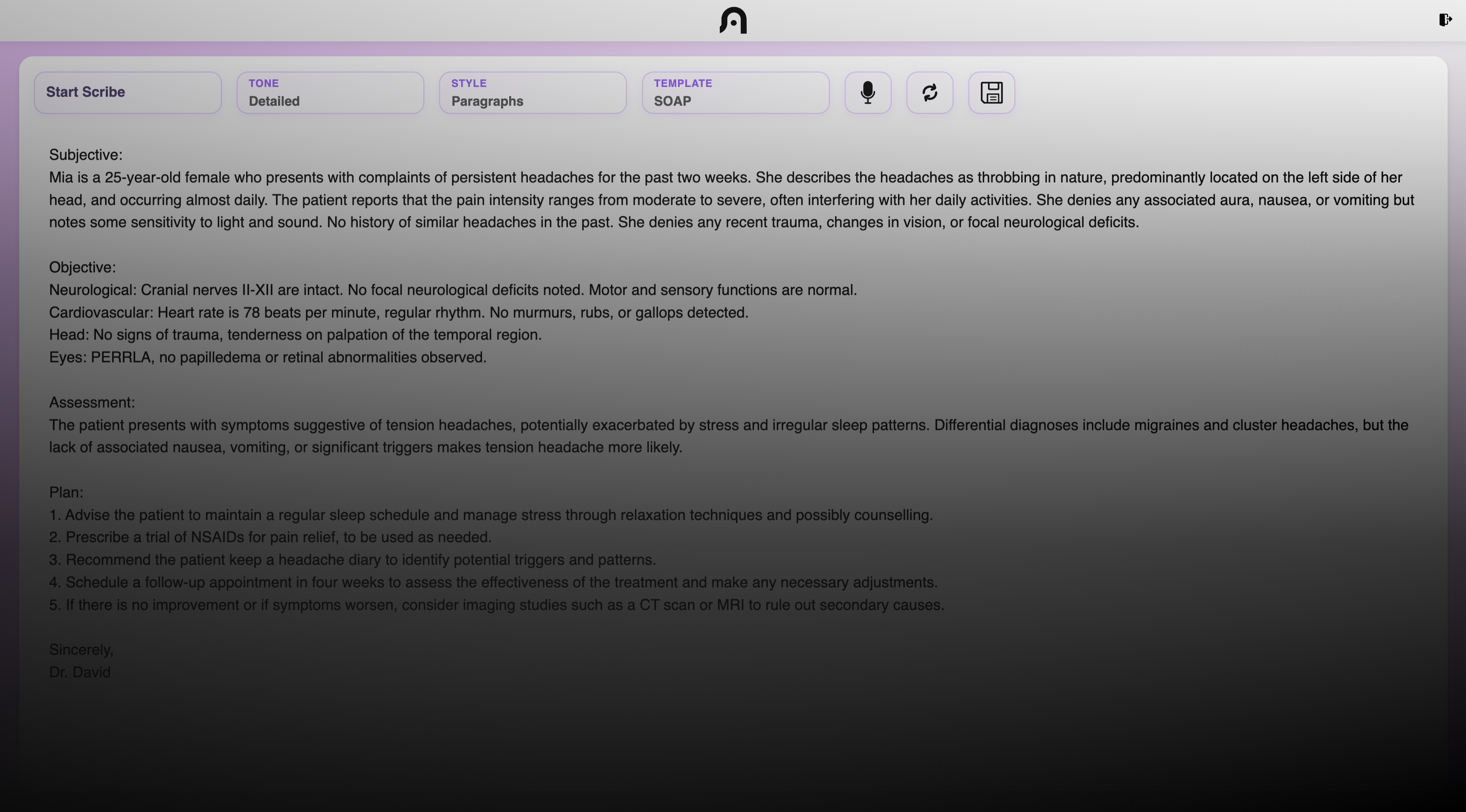 QUAS | Canada's Medical AI Scribe